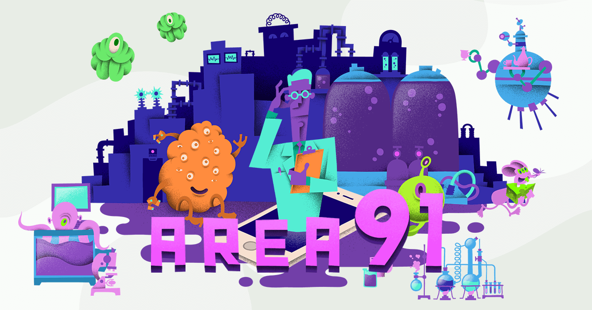 AREA91｜Interactive Alien Research App